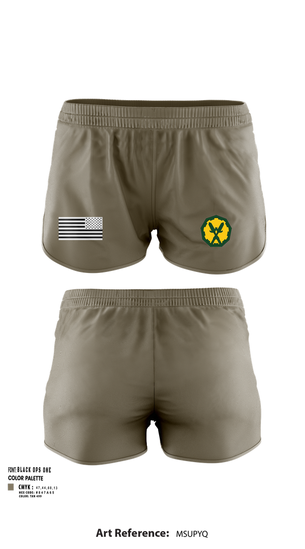 HHC 535th Military Police Battalion Ranger Panties - 100 – Teamtime