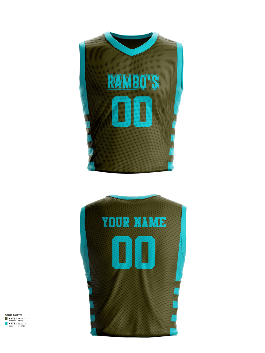 Rambo’s 65092543 Mens Basketball Jersey - 1 – Teamtime