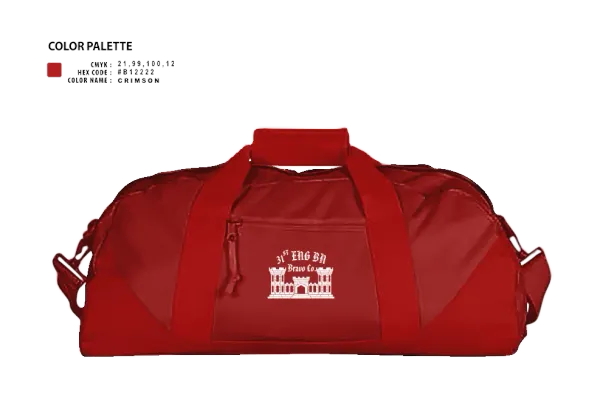 Bravo Company “Bulldogs” 31st Engineer Battalion 91447839 Duffle Bag ...