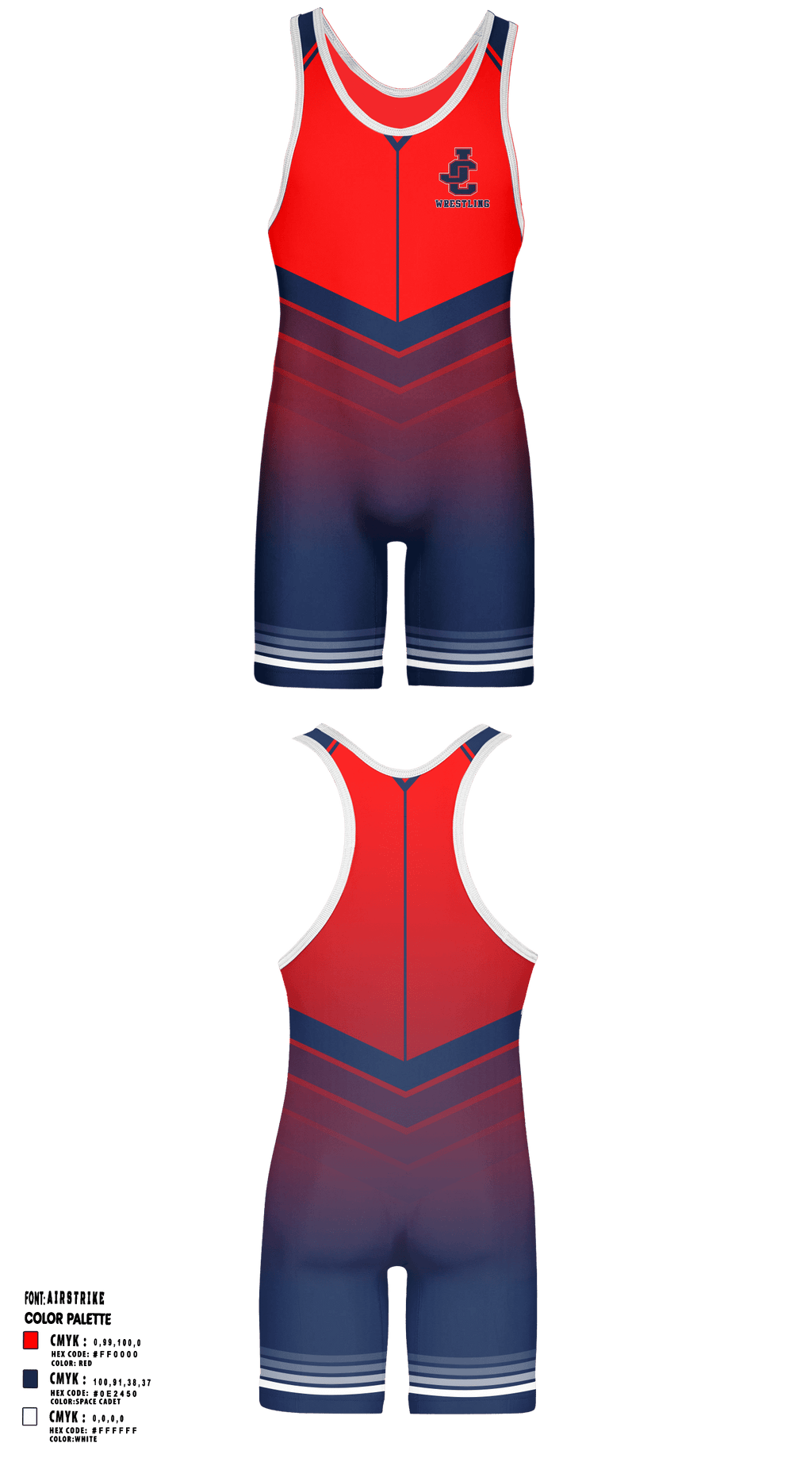 Jefferson County High School Wrestling 39623353 Wrestling Singlet - 2 ...