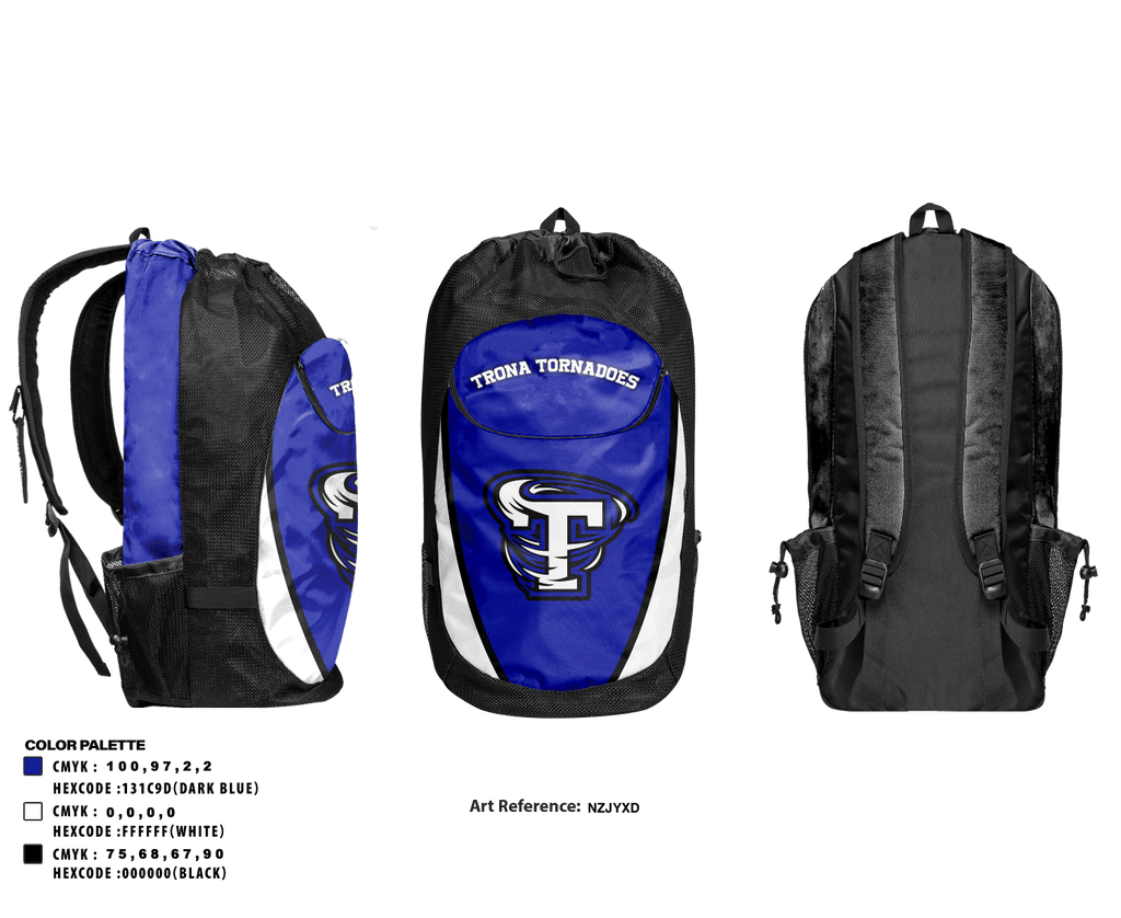 Trona Joint Unified High School 84582147 Gear Bag - 3 – Teamtime