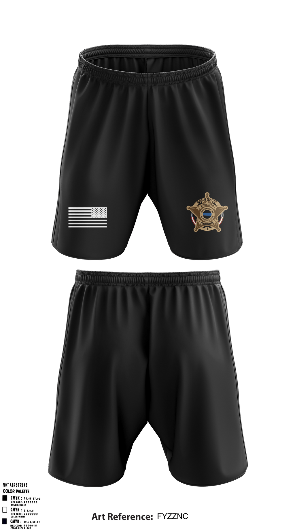 Monroe sheriffs SWAT Association 44540008 Athletic Shorts With Pockets ...