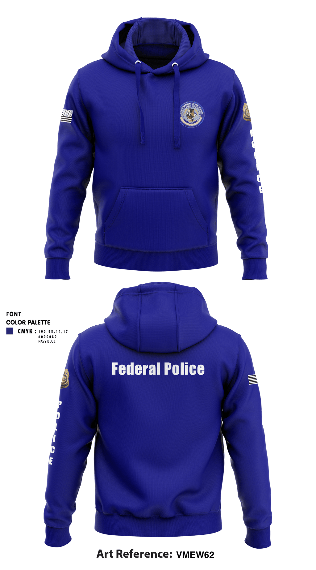 BIA POLICE 54226470 Hoodie - 1 – Teamtime